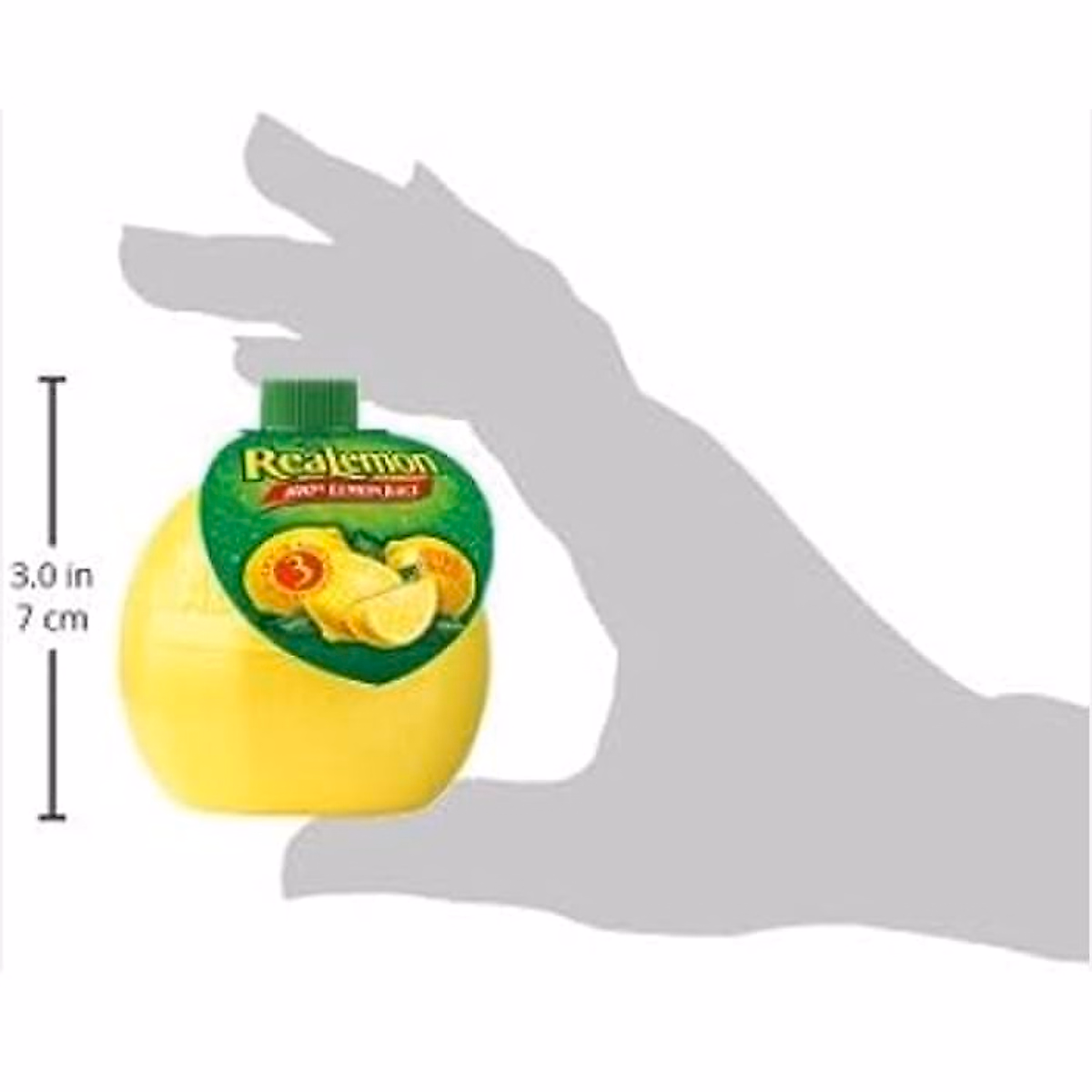 Couger| Real Lemon 100% Concentrated Lemon Juice, 2.5 oz. 4-pack Bundle With Couger Recipe Card