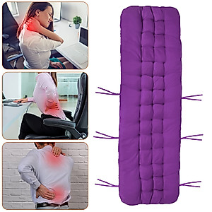 KOCASO Lounge Chair Cushions 67x22x4in Thickened Padding Chaise Lounger Cushion Recliner Rocking Chair Sofa Mat Pad Chair Cushion for Indoor Outdoor Furniture, Zero Gravity Chair Cushion/Purple