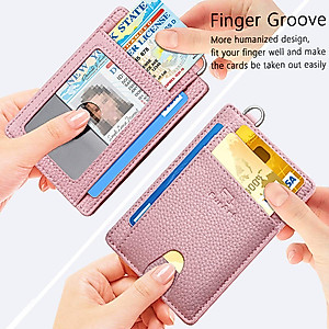 FurArt Slim Minimalist Wallet, Front Pocket Wallets, RFID Blocking, Credit Card Holder for Men & Women