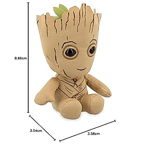 TY Marvel Avengers Groot Regular, Licensed Squishy Beanie Baby Soft Plush Toys, Collectible Cuddly Stuffed Teddy
