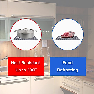 Sink Protectors for Kitchen Sink, SCITURE Sink Mats for Kitchen Stainless/Ceramic Sinks, Folding Non-slip Kitchen Sink Mat, Heat Resistant Silicone Sink Mat (1 Pcs, Grey, 13.58 ''x 11.6 '')