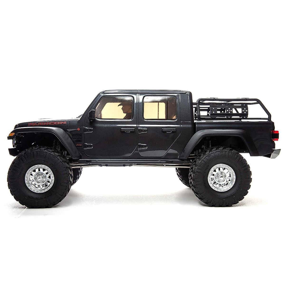 Axial RC Truck 1/10 SCX10 III Jeep JT Gladiator Rock Crawler with Portals RTR (Batteries and Charger Not Included), Gray, AXI03006BT1