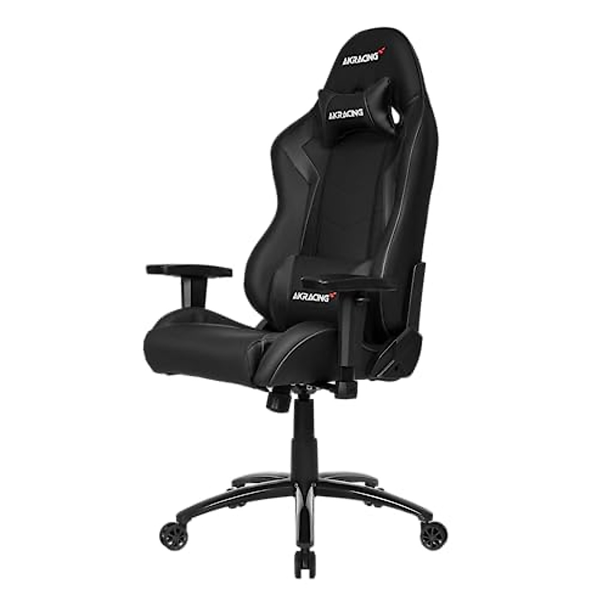 AKRacing Core Series SX Gaming Chair with High Backrest, Recliner, Swivel, Tilt, Rocker and Seat Height Adjustment Mechanisms with 5/10 Warranty - Black