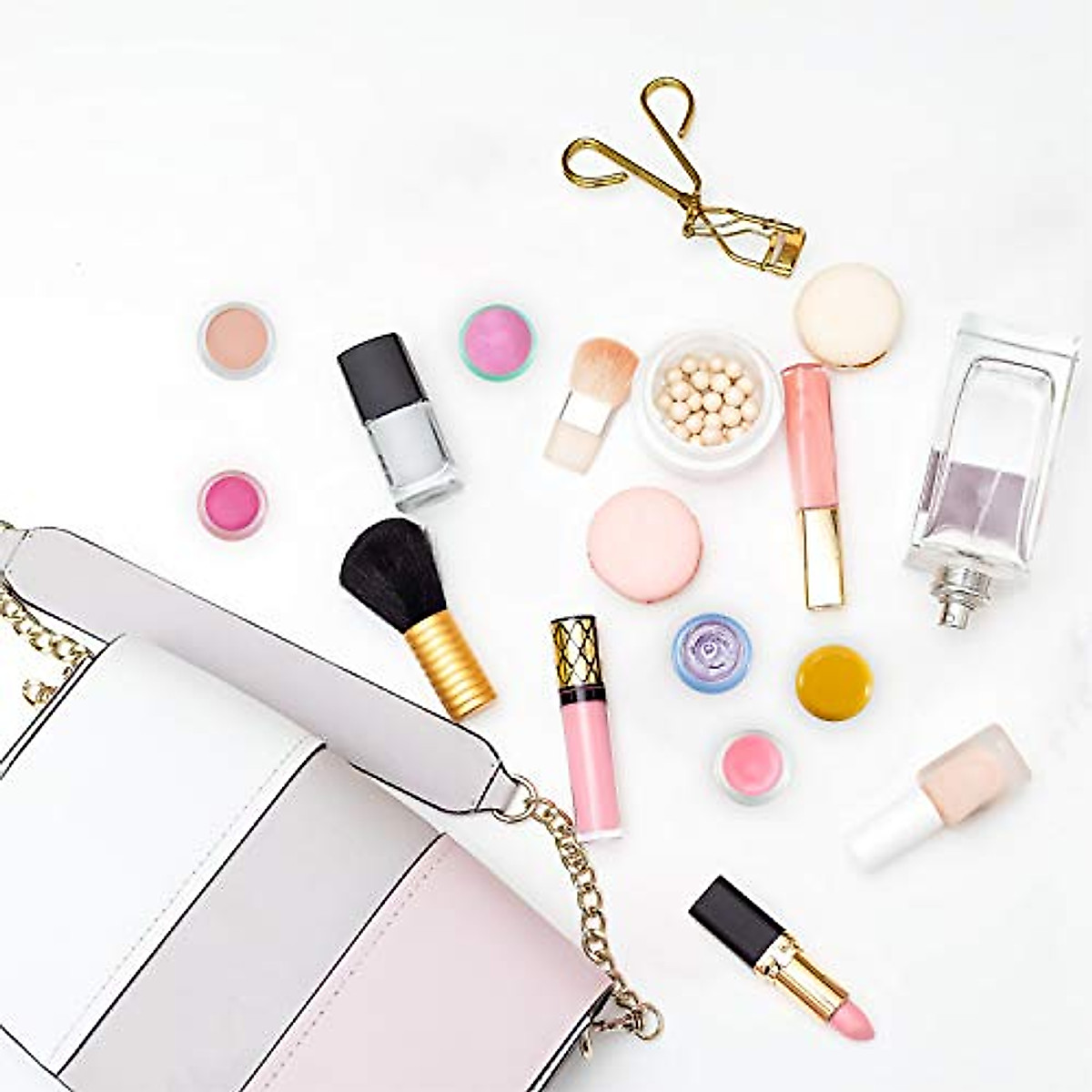 36 PCS Cosmetic Containers - BEAHOT 10g/10ml Empty Sample Container Jars with Inner Liner, Travel Jar Set with Lid for Lip Balm Cosmetic Cream Lotions Lip Scrub Eye Shadow Makeup Container, 6 Colors