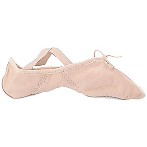 Capezio Girls Leather Juliet Ballet Shoe-Child, Light Pink, 12.5 Little Kid
