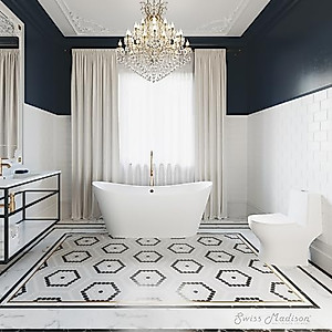 Swiss Madison SM-1T112 Ivy One Piece Toilet Dual Flush