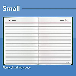 AT-A-GLANCE Standard Diary Undated Daily Reminder, 6 x 8.75 x 1-Inches, Green (SDU389-03)