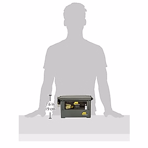 Plano 131250 1312 Ammo Box, OD Green 131250,4.80 x 7.40 x 11.60 inches