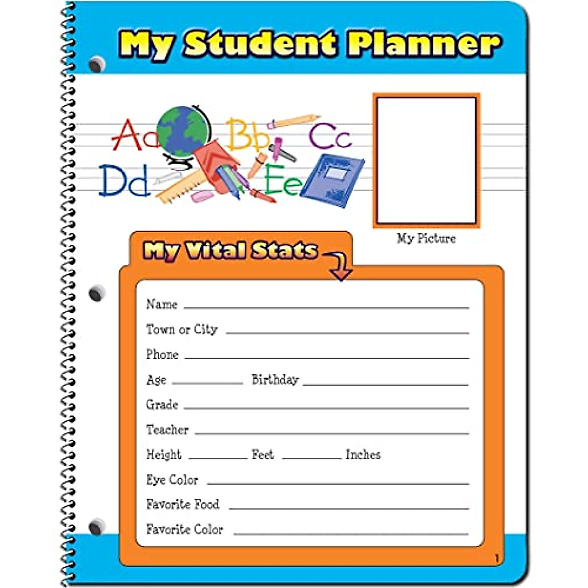 Elementary Student Planner - Standard Planner Cover