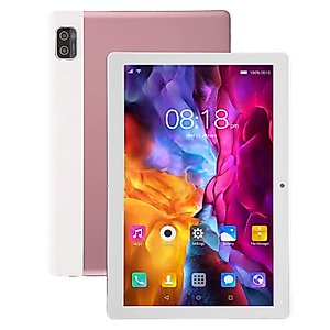 Tablet PC,10.1 Inch Tablet 10 Core CPU 5G WiFi for 12 6GB 128GB 200W 500W 1960x1080 8800mAh Rose Gold Callable Tablet 100?240V