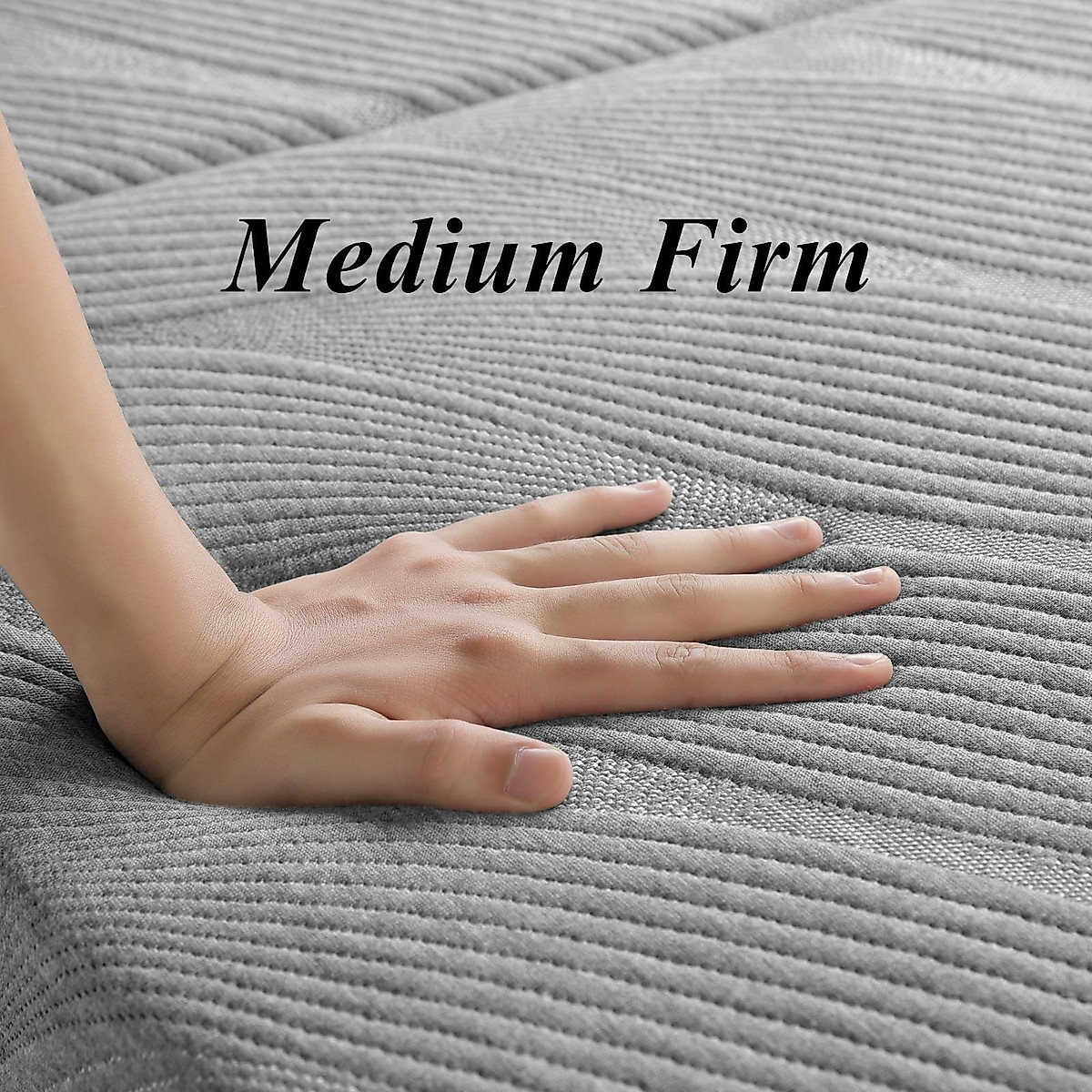 Turnkey Sleep Folding Mattress 4 Inch Twin Foldable Memory Foam Trifold Mattress Topper with Washable Breathable Cover 75" x 38" x 4"