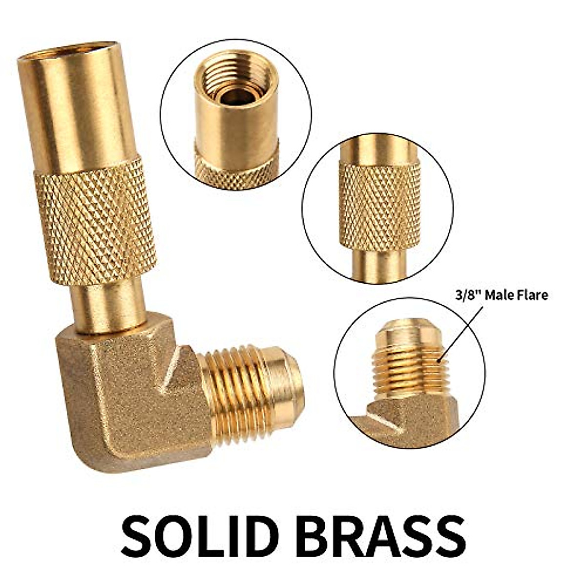 Solimeta Propane Elbow Adapter with Extension Hose, 12FT Hose with Elbow Fitting, Propane Quick Connector Hose RV to Gas Grill