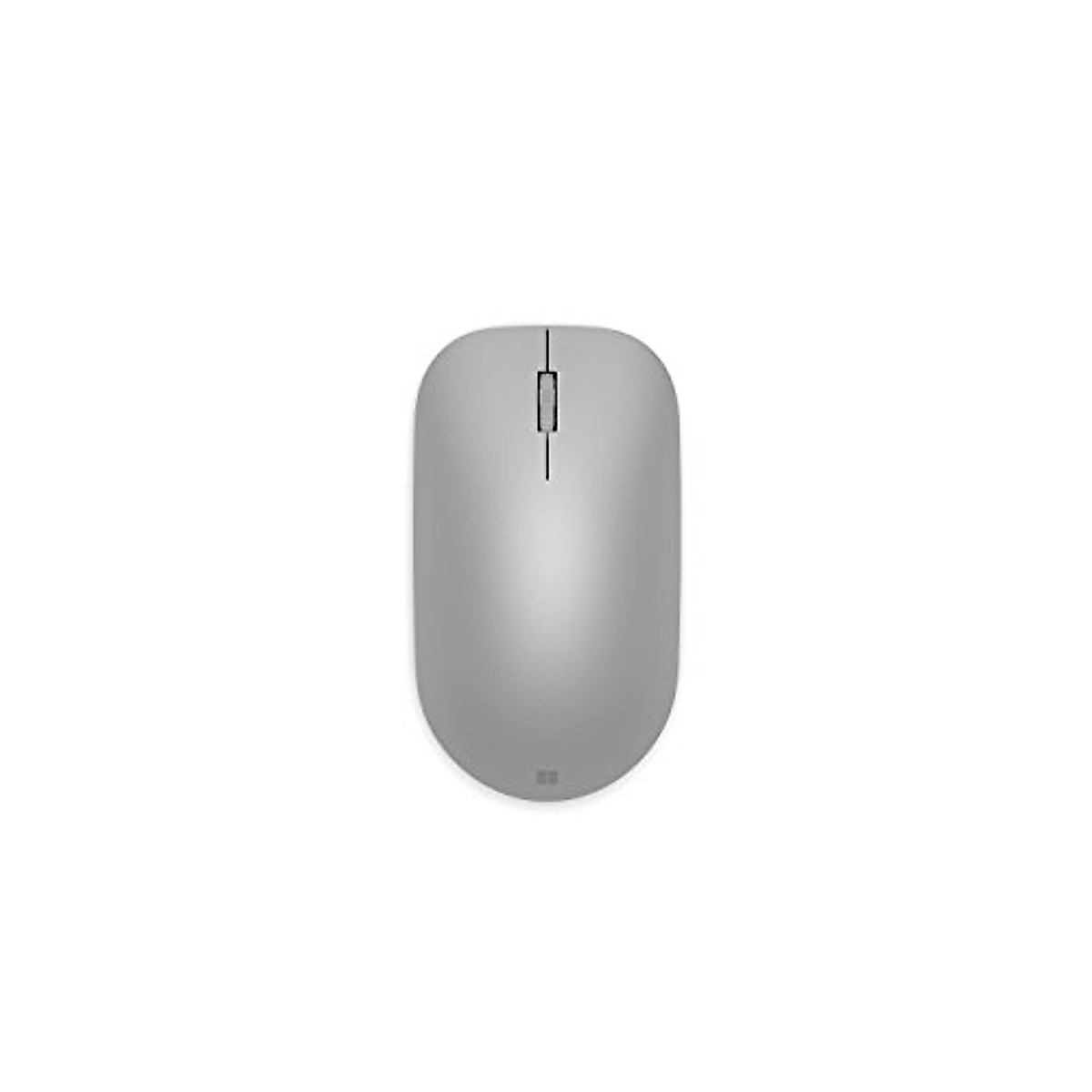 Microsoft Modern Mouse, Silver. Comfortable Right/Left Hand Use Design with Metal Scroll Wheel, Wireless, Bluetooth for PC/Laptop/Desktop, Works with Mac/Windows 8/10/11 Computers