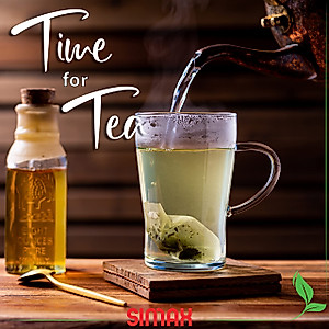 Simax Glass Coffee Mugs, 10 Oz Glass Mug, Set of 4 Latte Mugs, Borosilicate Glass Tea Cups,Glass Mugs for Hot Beverages, Clear Coffee Mug, Clear Mugs for Coffee