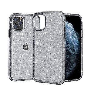 WATSKY for iPhone 14pro Flash Light Phone case, Anti Drop Transparent Phone case