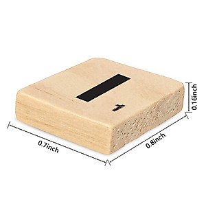 LoengMax 100PCS Wood Letter Tiles-Wooden Scrabble Tiles-Scrabble Letters for Crafts-Letter Tiles-DIY Wood Gift Decoration