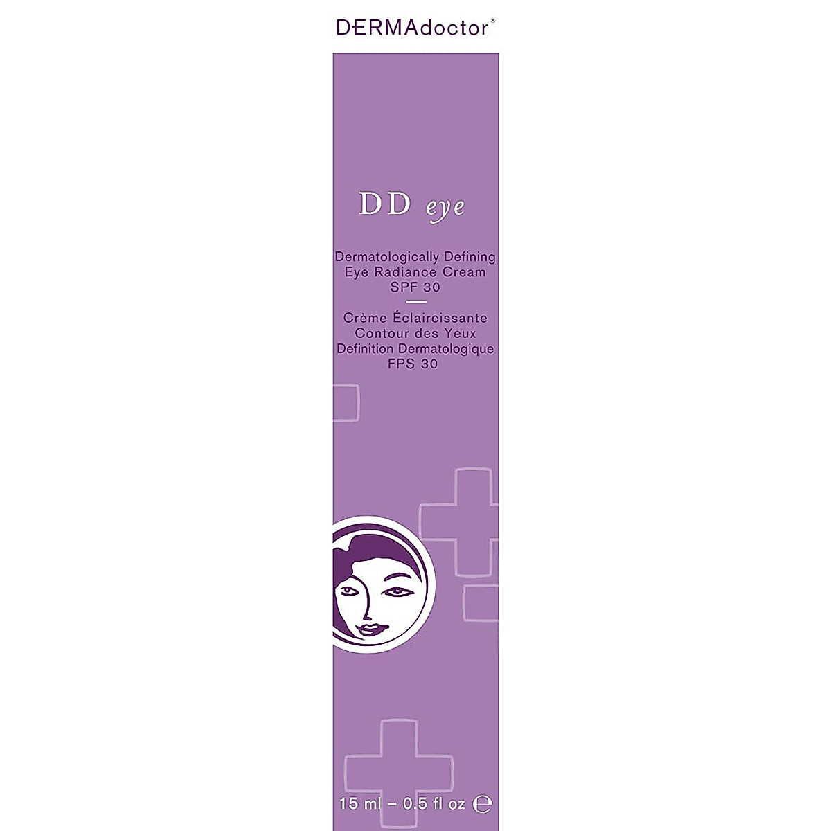 DERMAdoctor DD Eye Dermatologically Defining Eye Radiance Cream SPF 30, 0.5 oz
