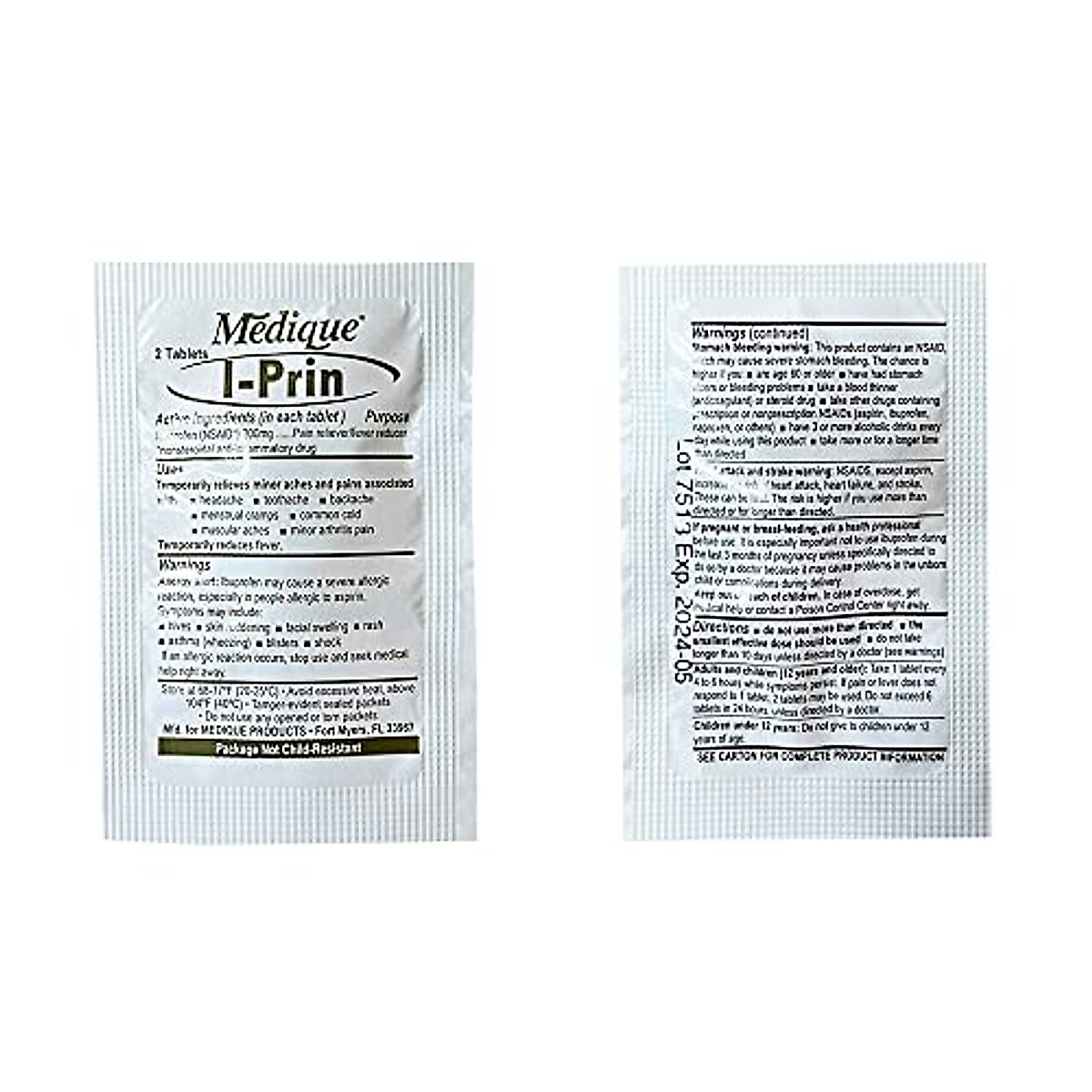 Rescue Essentials Medications Unit Dose Pack