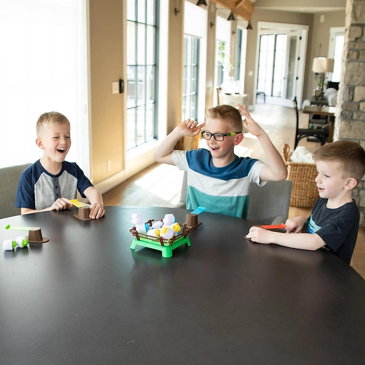 Fat Brain Toys Heap-O-Sheep - Game of Catapulting Sheep, 6 to Adult, 2 to 4 Players