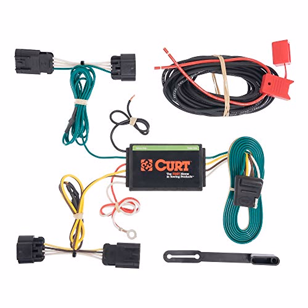 CURT 56179 Vehicle-Side Custom 4-Pin Trailer Wiring Harness, Fits Select Dodge Dart