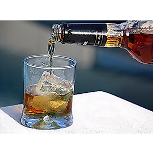 Silicone Ice Cube Tray (Set of 4) by M.Gastro Kitchens, Enough to Make 24 Extra Large Ice Cubes at One Time, Space Saving, 6 Cavity Design (Midnight Blue)