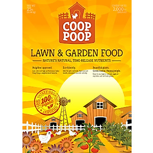 Healthy Grow HGR 243 CP25 Coop Poop Lawn and Garden Food, 25-Pound