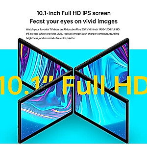 10.1in Gaming Tablet, 4G LTE Android 11Full HD Phablet Pad 6GB RAM 128GB ROM Touch Screen Tablet 6000mAh Dual Card Dual Standby Octa Core Tablet