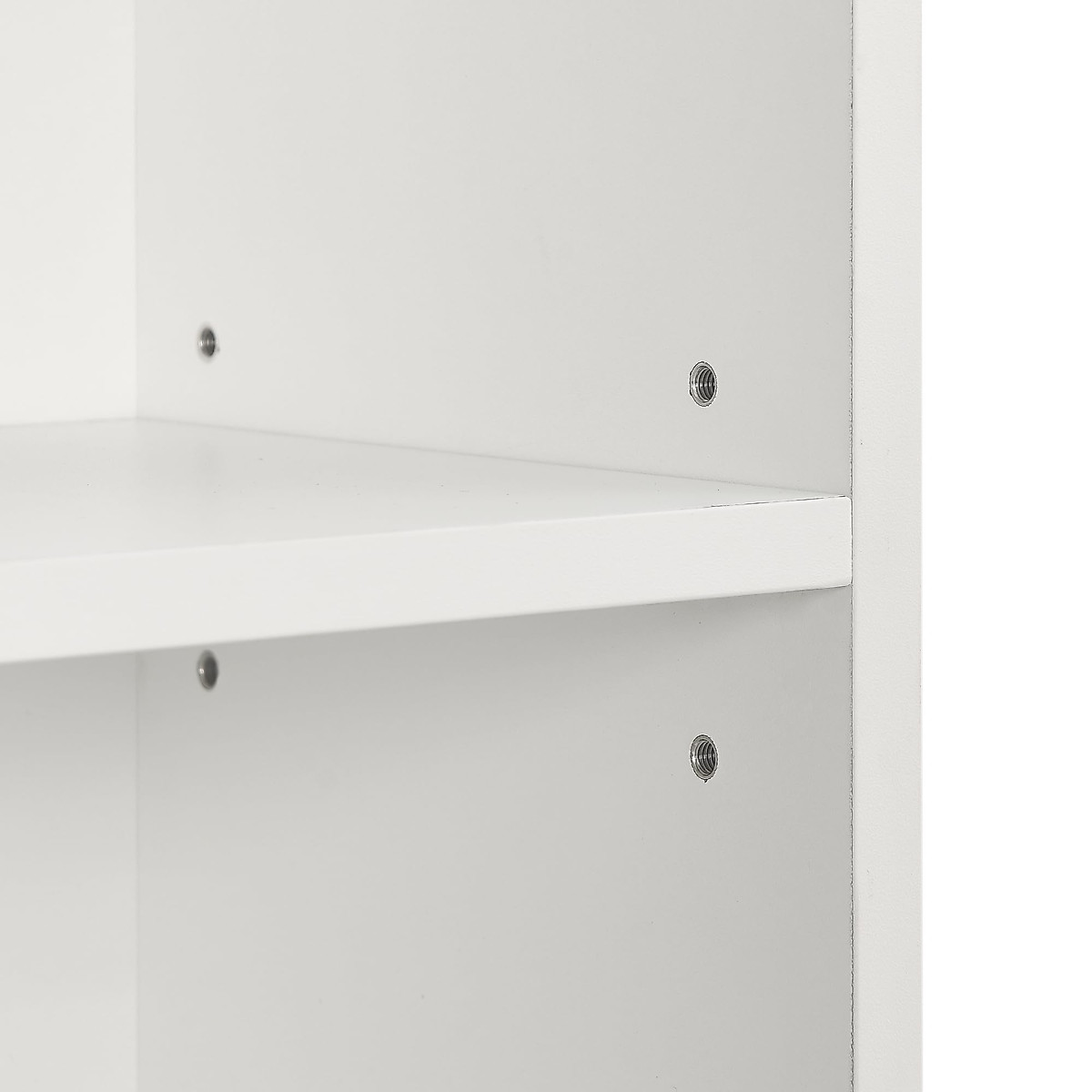 Holaki 8-Tier Media Tower Rack,70.9 Inch Tall Narrow Bookshelf Storage Rack,CD DVD Slim Storage Cabinet with Adjustable Shelves,Multi-Functional Double-Decker Display Bookshelf for Home Office(White)