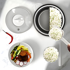 Mishcdea Mini Rice Cooker 2 Cups