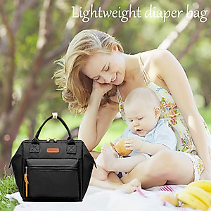 Aerobunny Small Diaper Bag Tote for Mom Dad - Mini Diaper Bag Backpack Mommy Bag Include Insulated Pocket