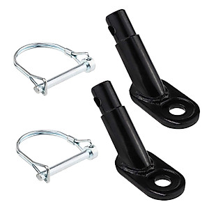 VideoPUP Bike Trailer Coupler,Bicycle Trailer Tow Attachment Cargo Hitch Coupler Mount Adapter for Child/Pet/Cargo (2 Packs)