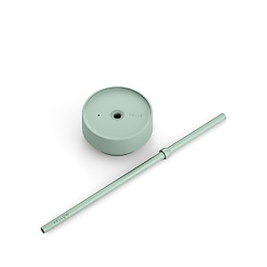 Fellow 20 oz Carter Cold Water Bottle for Water, Iced Tea, Coffee, Smoothies, Iced Coffee & more - Stainless Steel Vacuum-Insulated Iced Coffee tumbler with Spill Resistant lid and straw - Mint Chip