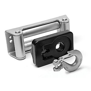 Daystar, Universal winch hook roller fairlead isolator, black, fits most 8k lb to 12.5k lb winches, KU70039BK, Made in America, Black