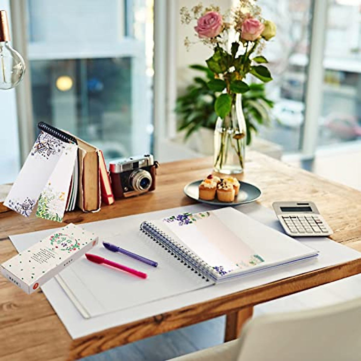 30 PCS Blank Bookmarks with Different Flower Printing for Book Lovers Women Adult Craft Kraft Rectangle Card with “Write Poetry for You” Exquisite Blank DIY Cards Flowers Cards 1.88 x 5.51 inches