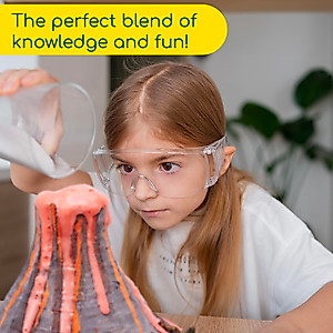 Thames & Kosmos Massive Erupting Volcano STEM Kit | DIY Giant Volcano Model, 1-Foot Tall | Includes Materials for Multiple Eruptions | Explore Volcanoes, Geology, Earth Science | Science Fair Project