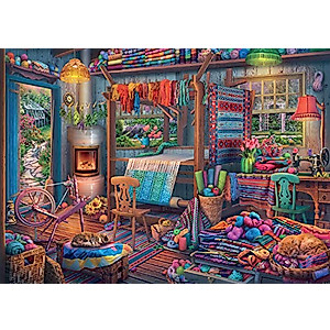 Ravensburger Weaver’s Workshop 1000 Piece Jigsaw Puzzle for Adults and Kids Age 12 Years Up
