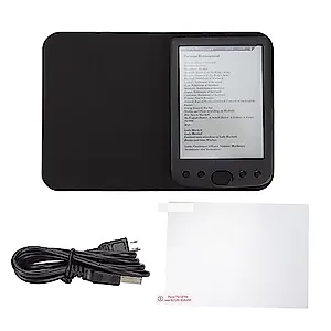 Kindle E-Reader with Display - Portable Ebook Reader with Anti-Glare Screen Protector & 8GB Storage Digital Reading Device for True Book Lovers