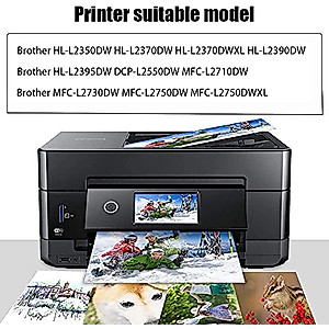 ICOMJET Compatible Toner Cartridge Replacement for Brother TN760 TN-760 TN730 Use for Brother HL-L2350DW HL-L2370DW MFC-L2730DW HL-L2390DW HL-L2395DW DCP-L2550DW MFC-L2710DW MFC-L2750DW (2BLACK)