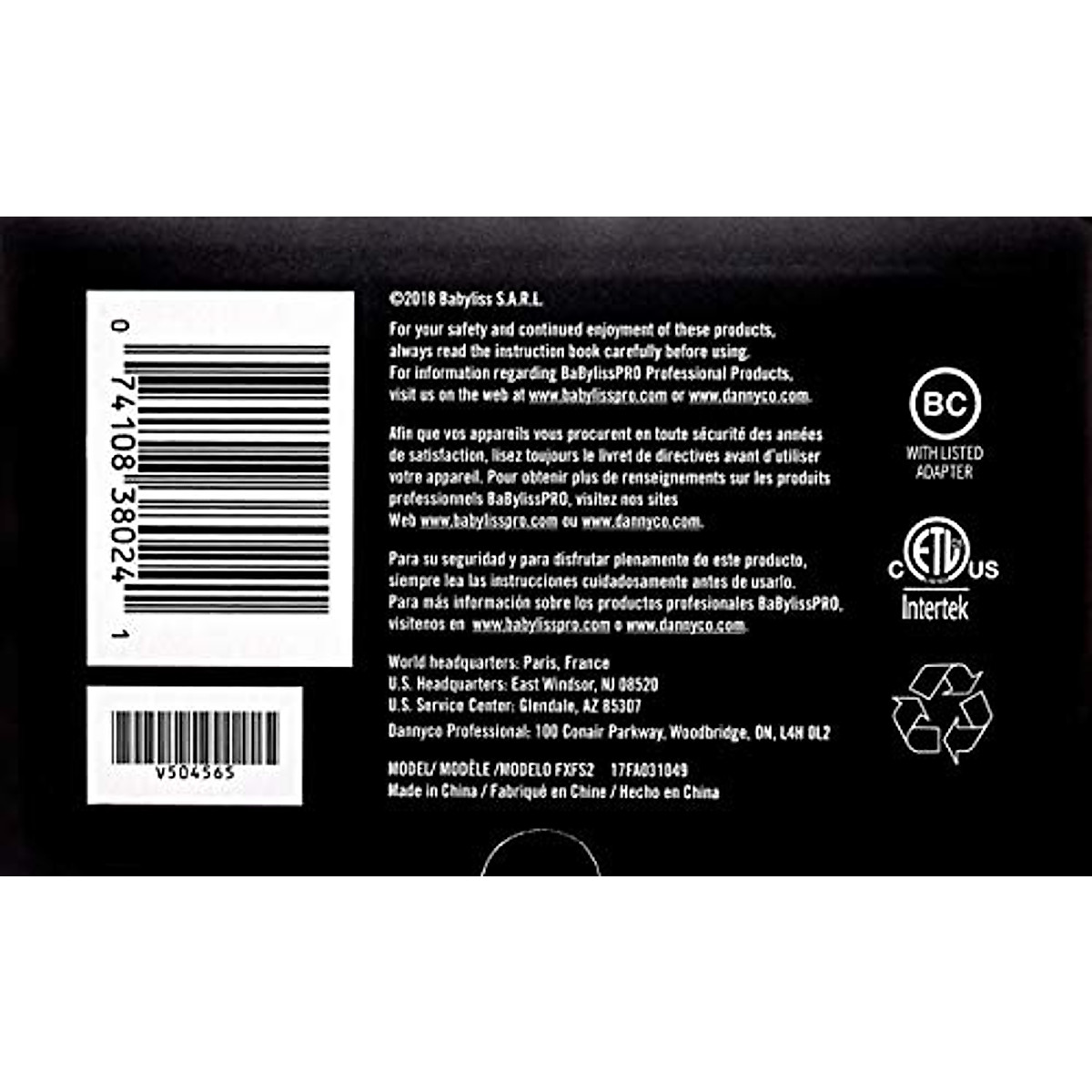 BaBylissPRO Barberology Double Foil Shaver, FXFS2 SILVERFX Professional Electric Shaver