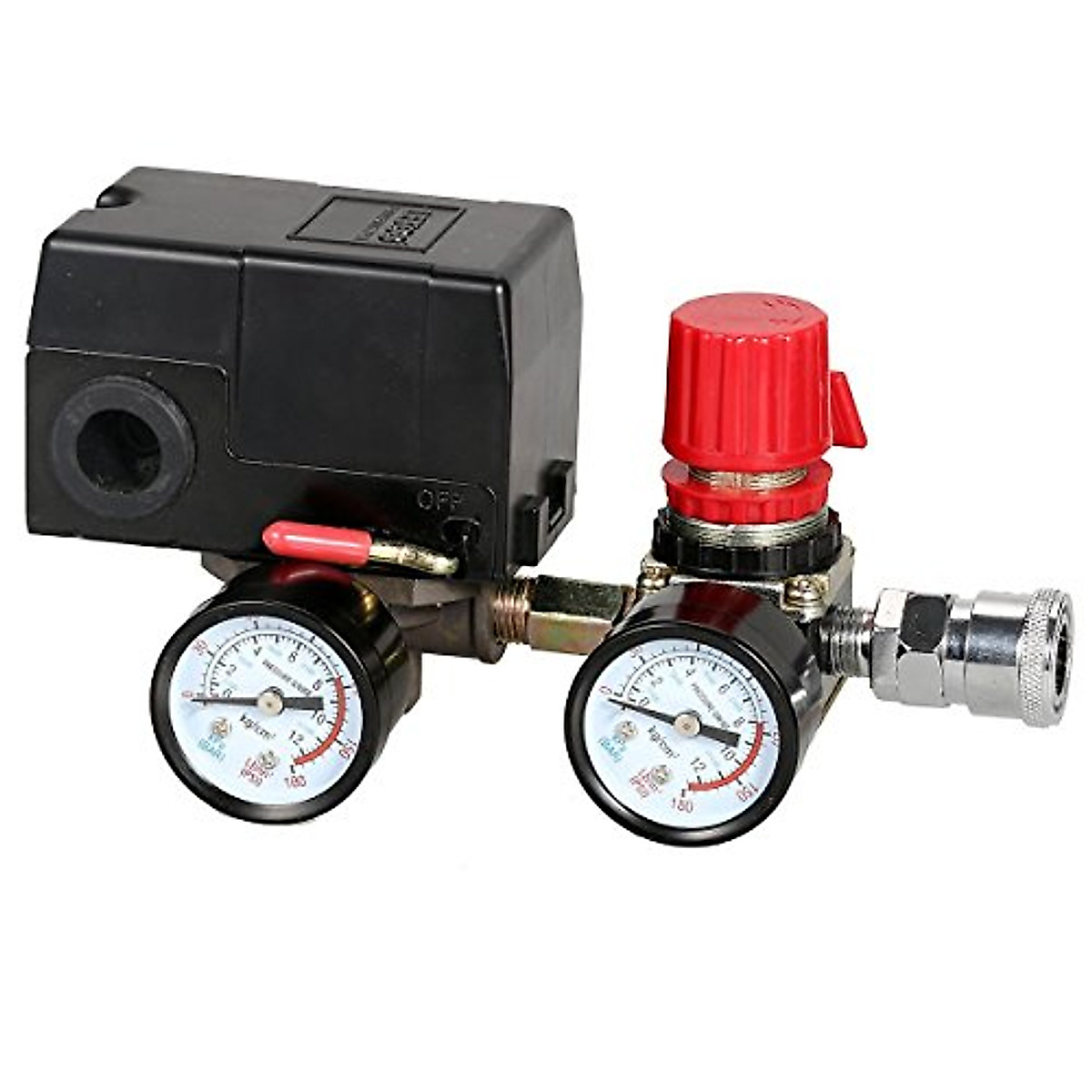 Secbolt Pressure Switch Manifold Regulator Gauges Air Compressor ...