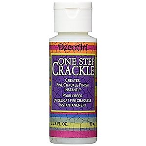 DecoArt DS69C-3 One Step Crackle Carded Paint, 2-Ounce