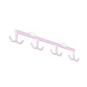 LIRUXUN Kitchen Storage Rack Wardrobe Cabinet Hook Storage Rack Cup Holder Hook Towel Rack (Color : Black-JoJo's Bizarre Adventure1)