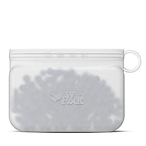 Winrock Silicone Reusable Storage bag Food Meal Storage Container, Outdoor, Travel, Makeup, Versatile Storage, Leakproof, Heat Resistant, Dishwasher safe.
