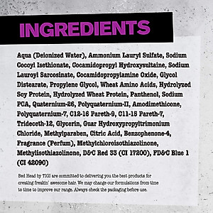 TIGI Bed Head Dumb Blonde Shampoo - Protects & Repairs Chemcially Treated Hair, Restore Moisture, Reduce Frizz, Increase Manageability, Colour Safe, with Keratin & Milk Protein 25.36 Ounce (Pack of 2)