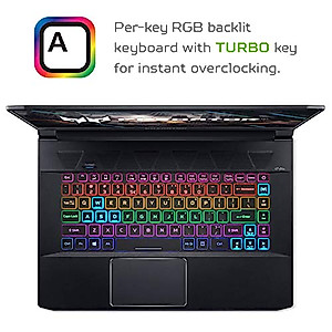 Acer Predator Triton 500 PT515-52-77P9 Gaming Laptop, Intel Core i7-10750H, NVIDIA GeForce RTX 2080 Super, 15.6" FHD NVIDIA G-SYNC Display, 300Hz, 32GB Dual-Channel DDR4, 1TB NVMe SSD, RGB Backlit KB