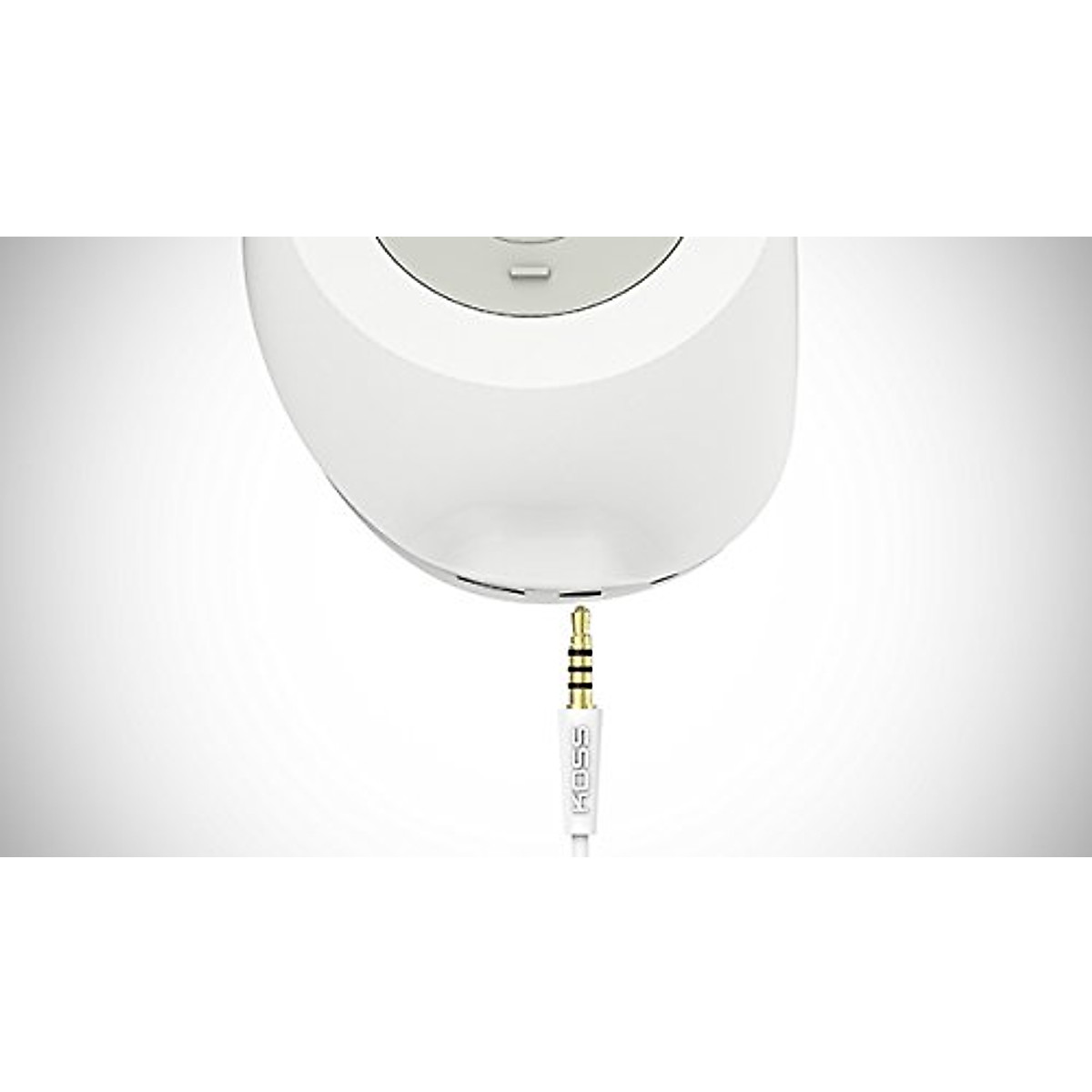 Koss BT539iW Wireless Bluetooth Over-Ear Headphones, in-Line Microphone, On-Board Microphone and Touch Controls, Detachable Cord Included, White