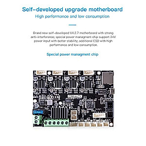 Creality Ender 3 Pro Silent Mainboard V4.2.7 with TMC2225 Driver Marlin 2.0.1 for Ender 3/Ender 3 Pro/Ender 3 V2/Ender 5