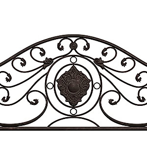 Hillsdale Mercer Metal Sleigh Daybed with Suspension Deck and Trundle in Brown