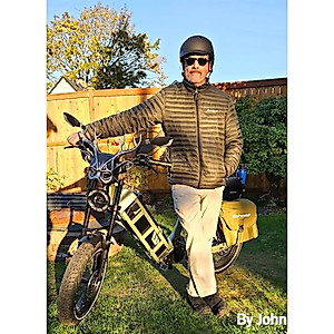 eAhora Juliet 60Ah Electric Bike 1000W Electric Bike, Full Suspension Ebike for Adults 20" Fat Tire Long Range E-Bike, Green-1