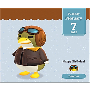 Animal Crossing: New Horizons 2023 Day-to-Day Calendar